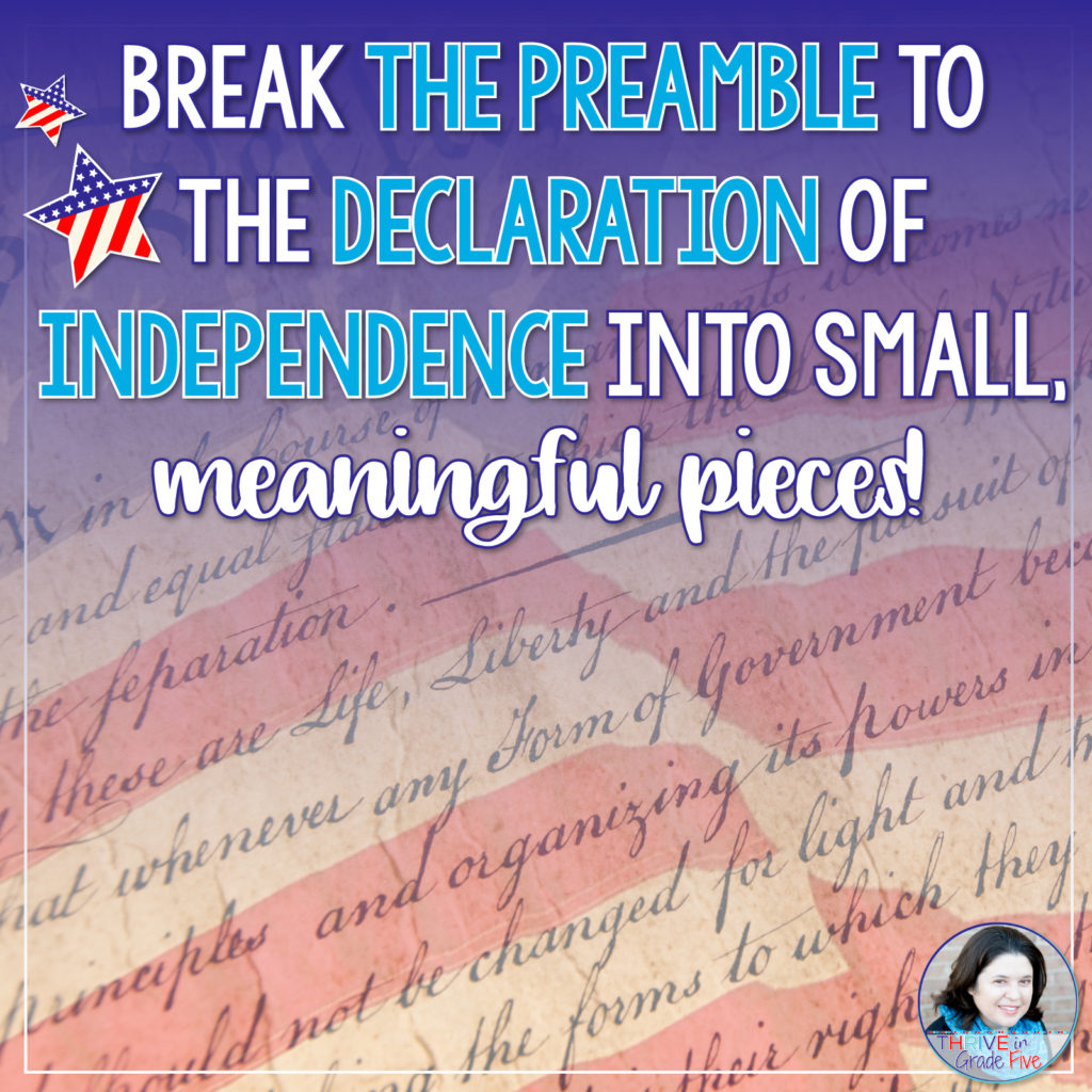 Teach the Declaration of Independence the Fun Way! - Thrive in Grade Five