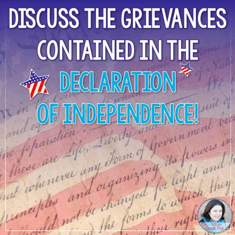 Teach the Declaration of Independence the Fun Way! - Thrive in Grade Five