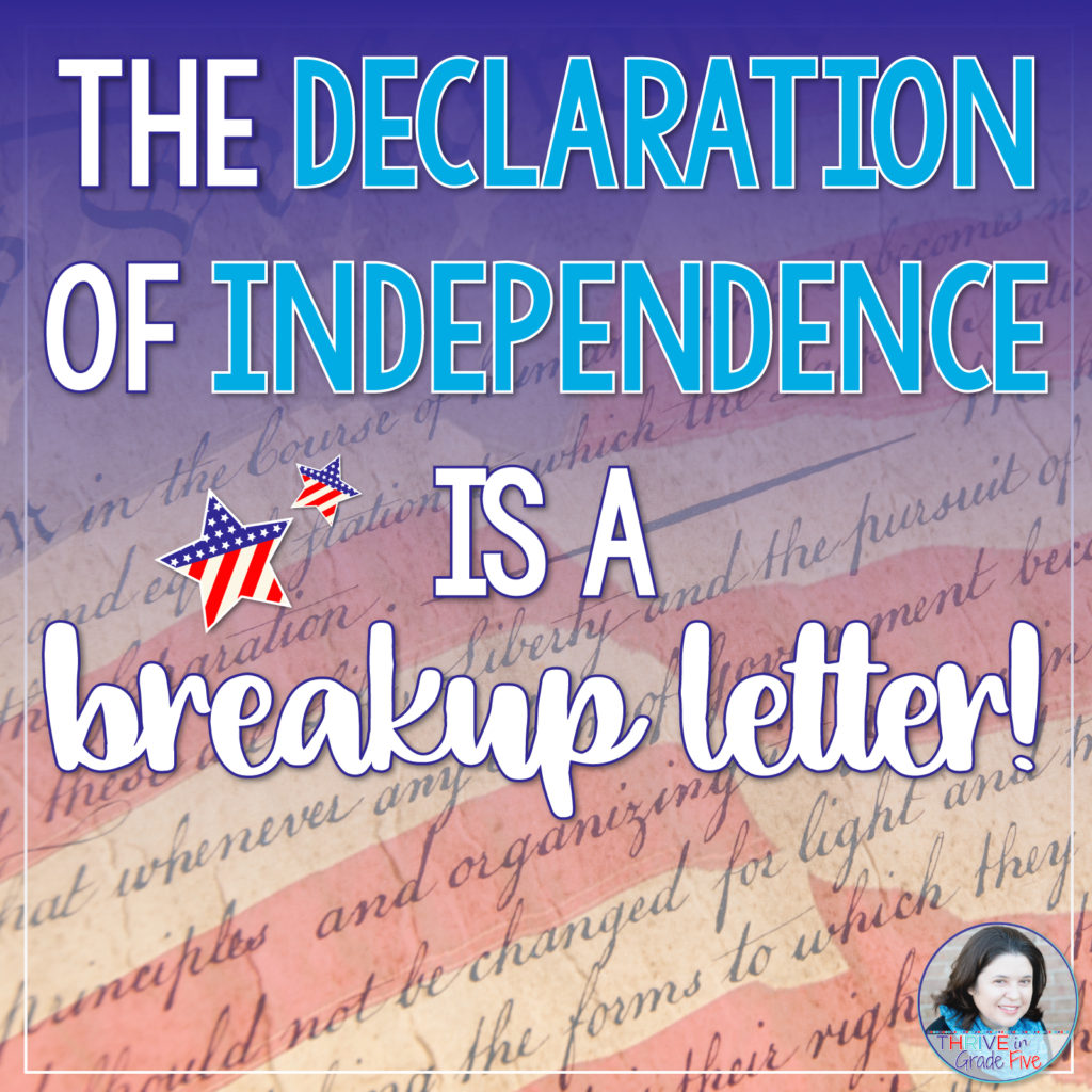 Teach the Declaration of Independence the Fun Way! - Thrive in Grade Five