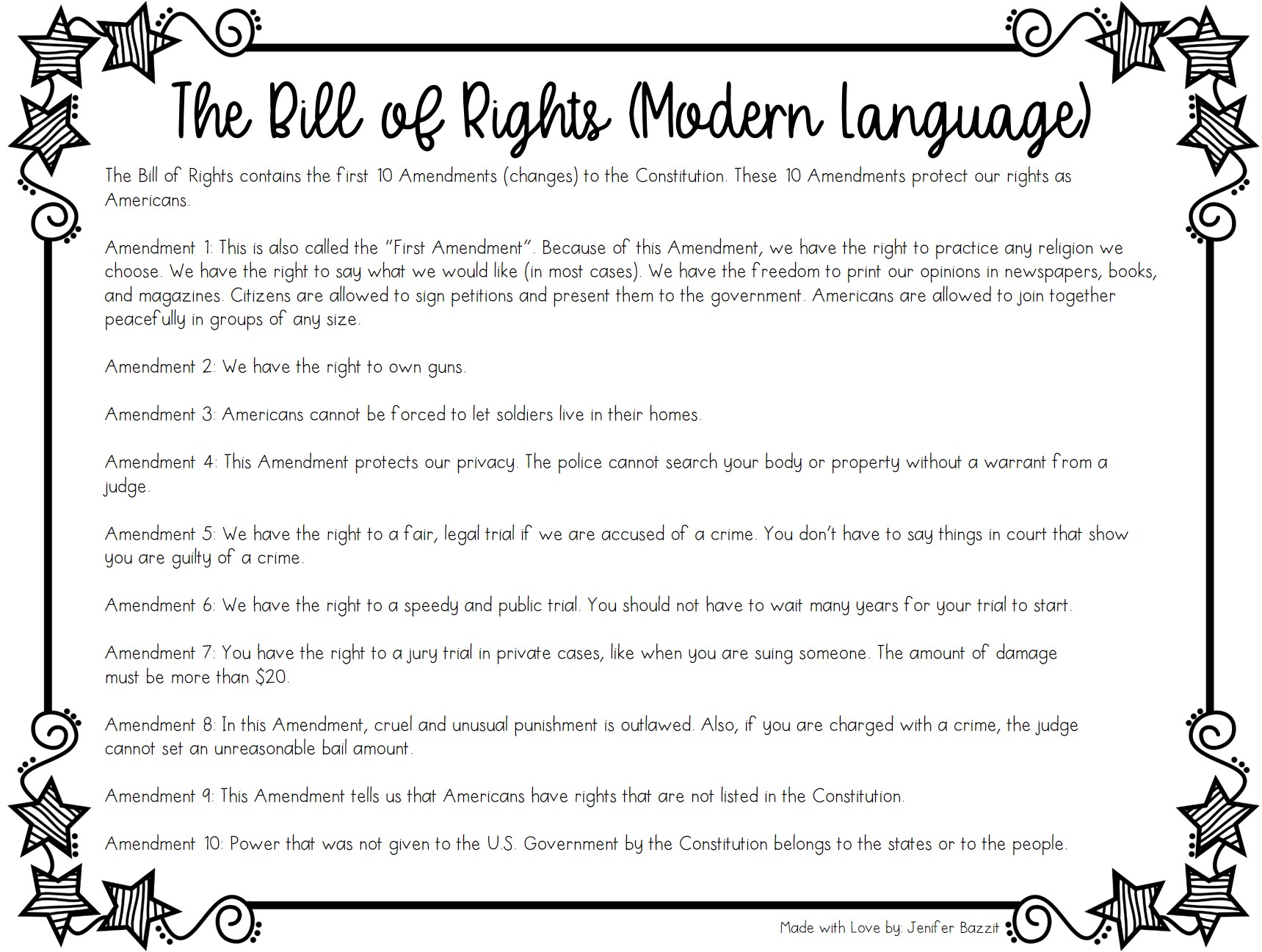 Making the Bill of Rights Applicable to Students' Lives - Thrive in ...
