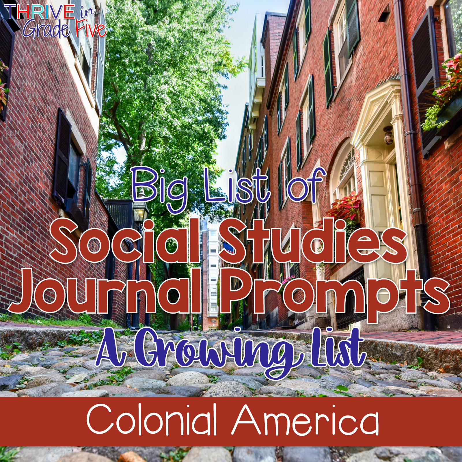 Big List of Social Studies Journal Prompts - A Growing List - Thrive in ...