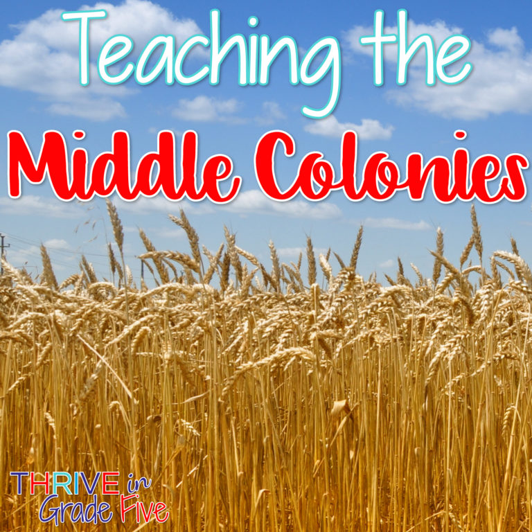 Teaching About the 13 Colonies - Thrive in Grade Five