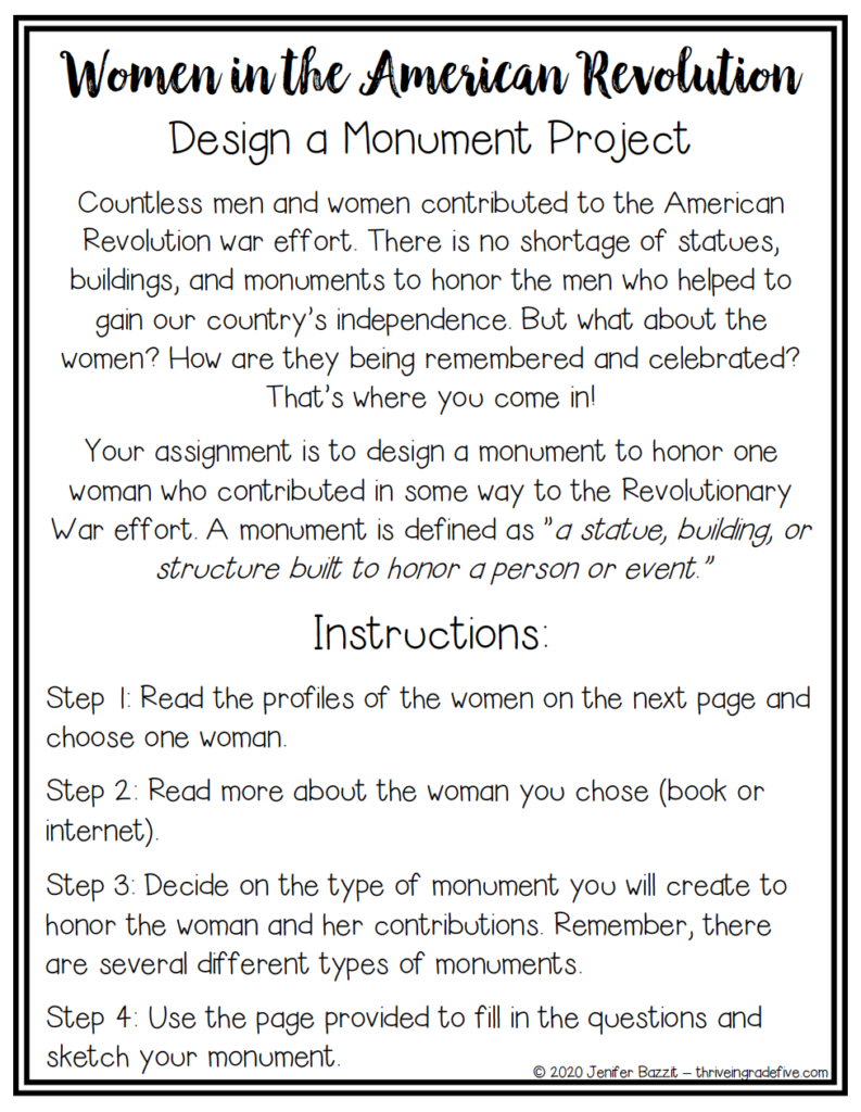 All About Women in the American Revolution - Thrive in Grade Five