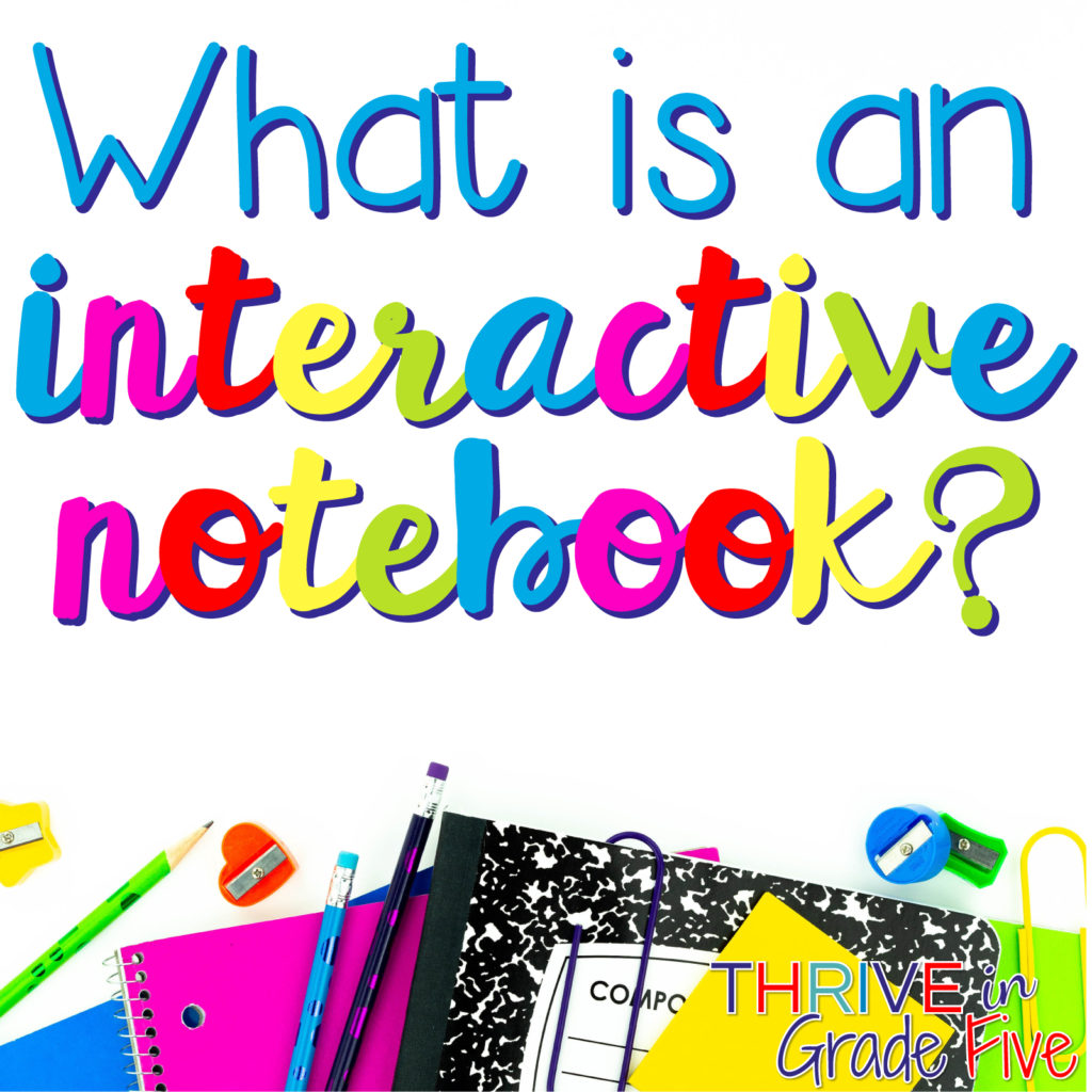 Interactive Notebooks - How to Get Started - Thrive in Grade Five