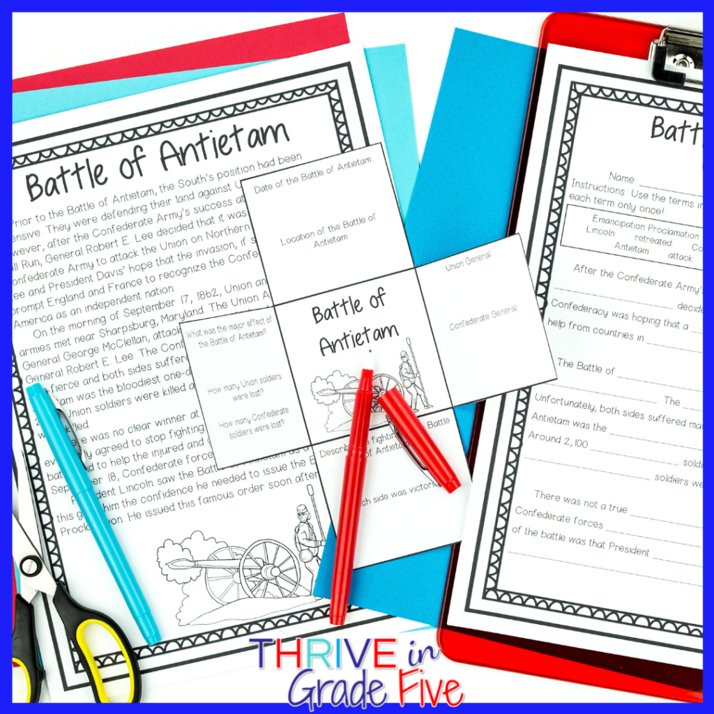 How to Teach the Civil War in Upper Elementary - Thrive in Grade Five