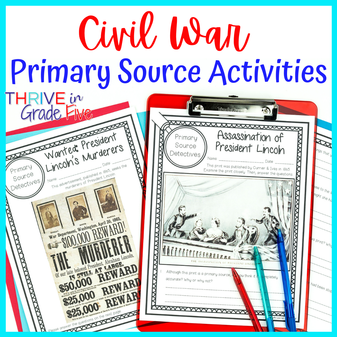 How to Teach the Civil War in Upper Elementary - Thrive in Grade Five