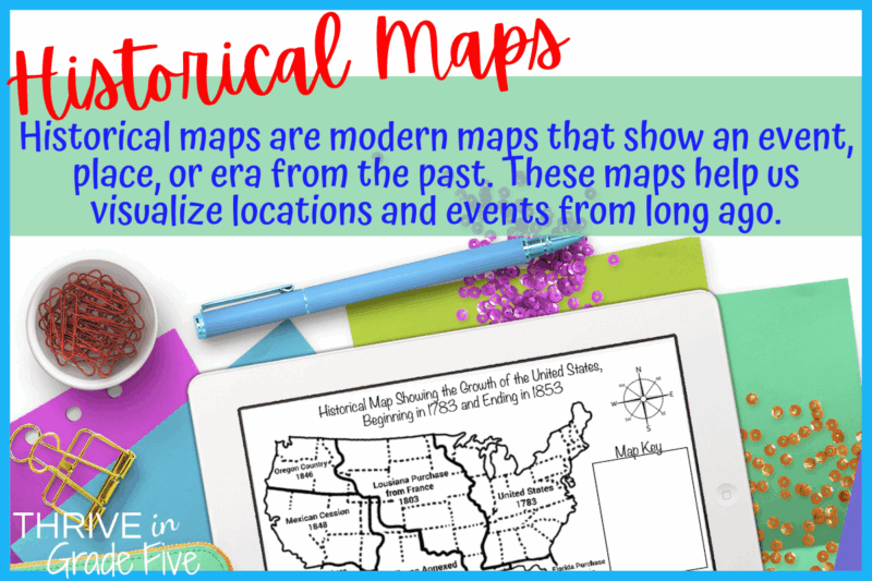 How to Teach Types of Maps - Upper Elementary - Thrive in Grade Five