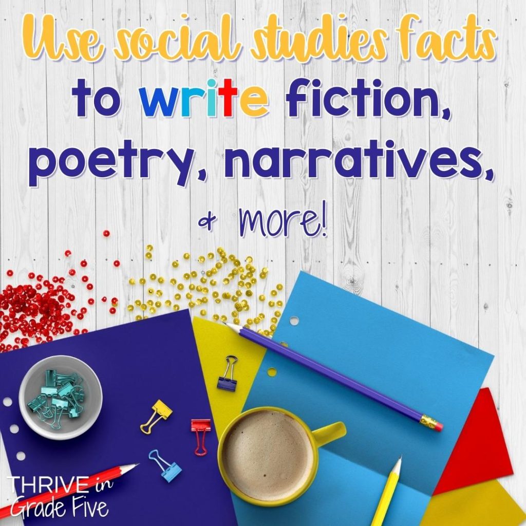 Integrate Social Studies and Writing - Quick Tips & Ideas - Thrive in ...