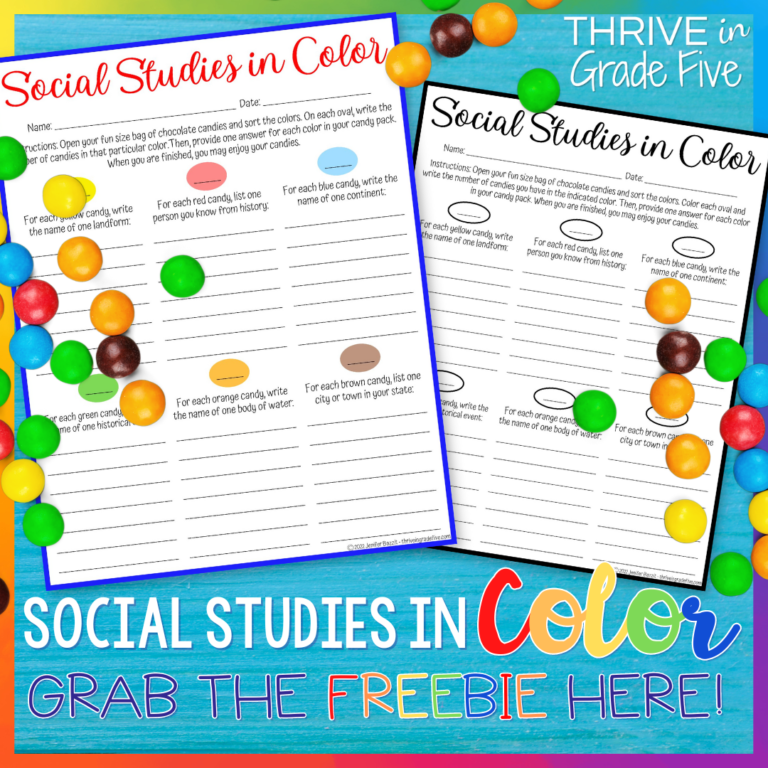 How to Start the Year in 5th Grade Social Studies - Thrive in Grade Five
