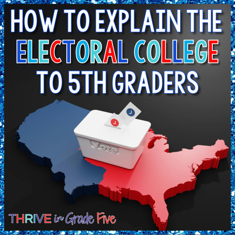 How to Explain the Electoral College to 5th Graders - Thrive in Grade Five